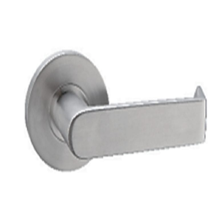 Solid lever handle on R2 rose, Model: CMH8803 - Security Supplies