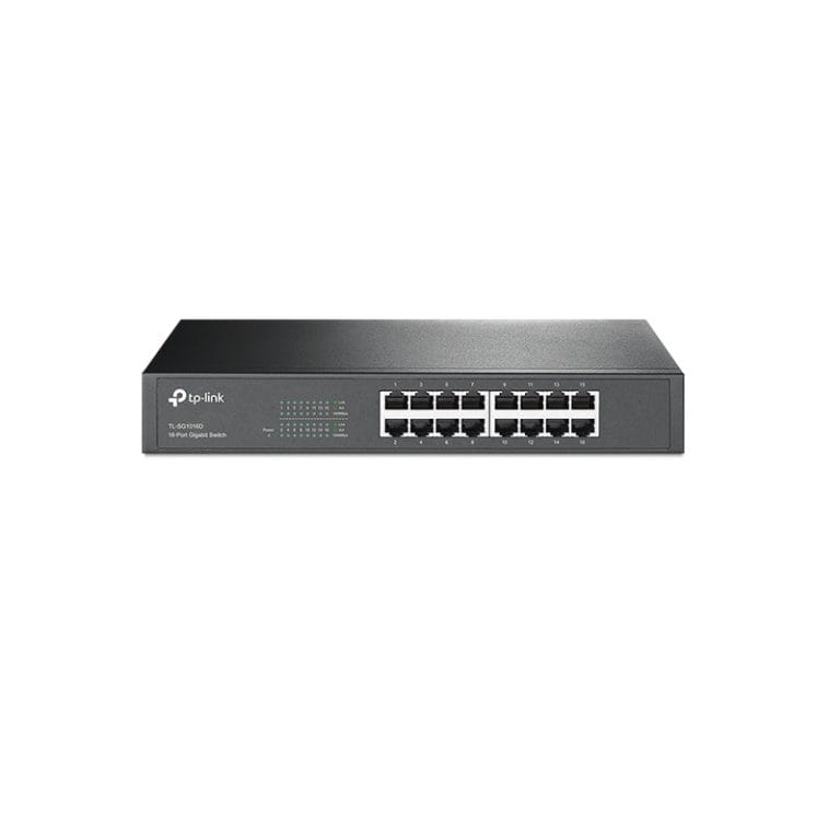 Tp-link TL-SG1016D 16-Port Gigabit Rackmount Switch - Security Supplies