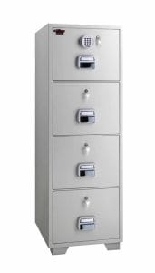 Eagle 4 Drawer Fire Resistant Cabinet Safe SF-680-4EKK (Electronic+Each ...