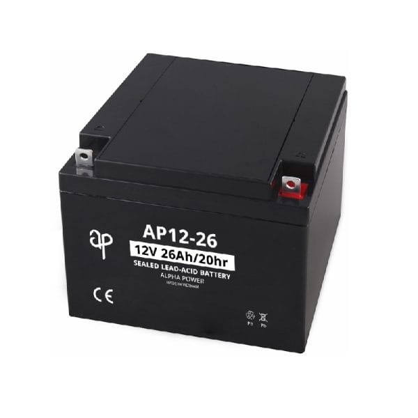 Alpha Power AP12-40 [12V 40Ah] VRLA AGM Battery - Security Supplies