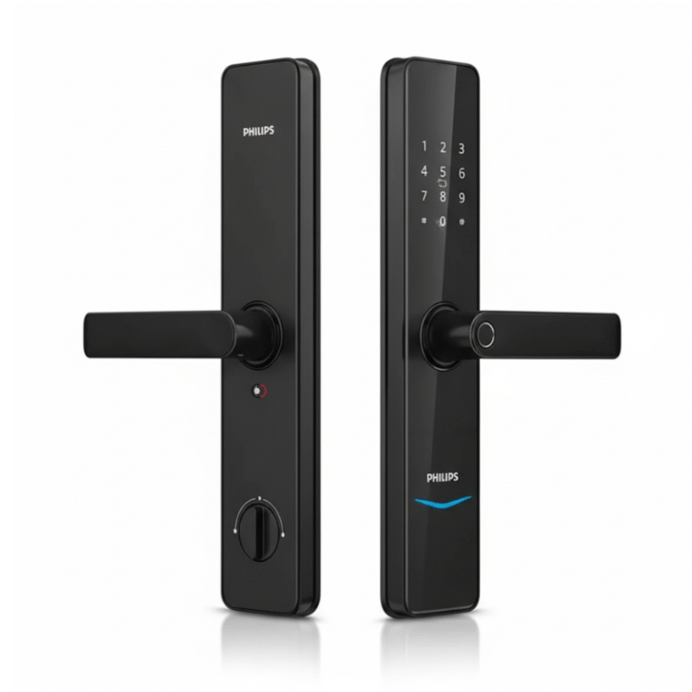 Philips 603E-5HWS Smart Door Lock | Wi-Fi Fingerprint Digital Lock ...