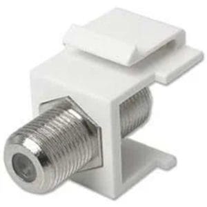 DME Prolink - Snap-in F-Type Keystone Connector, White - Security Supplies