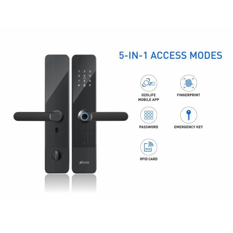 Ozone India Smart Digital Lock for External Wooden & Metal Doors with ...