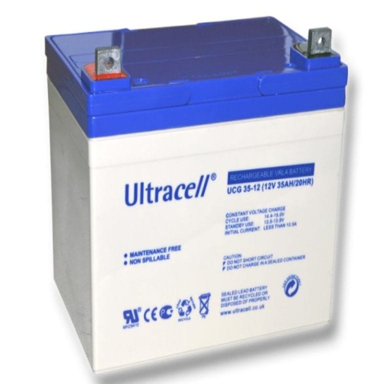 Ultracell - 12V 35ah Rechargeable VRLA Battery - UCG35-12 - Security ...