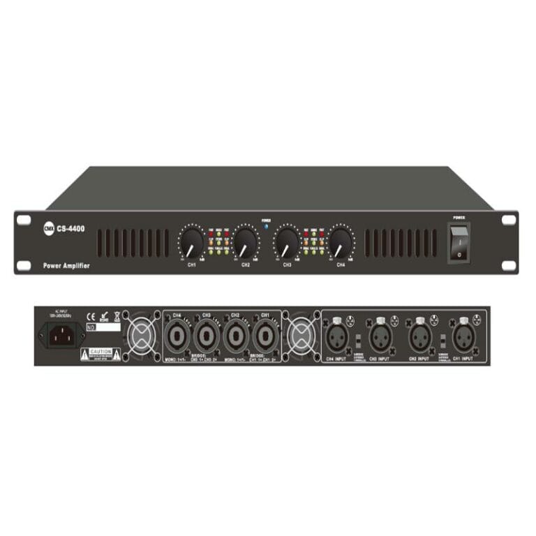 CMX - Four Channel Power Amplifier, RMS 4x300W - CS-4300 - Security ...