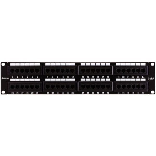 Avalon - Cat 6 1U Unshielded Patch Panel 24 Port, 19inch - ANC6UPP-24 ...