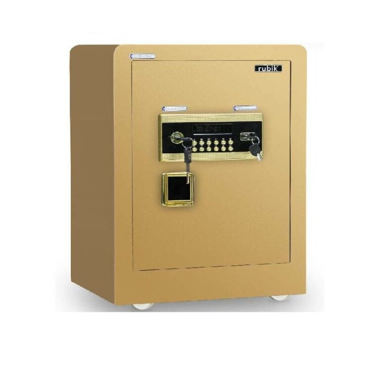 Rubik - Dual Security Safe Box with Digital Keypad and Key Lock Large ...