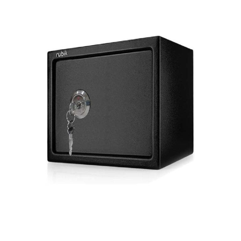 Rubik - Key Operated Locker Safe Deposit Box with Key, Black 25K ...