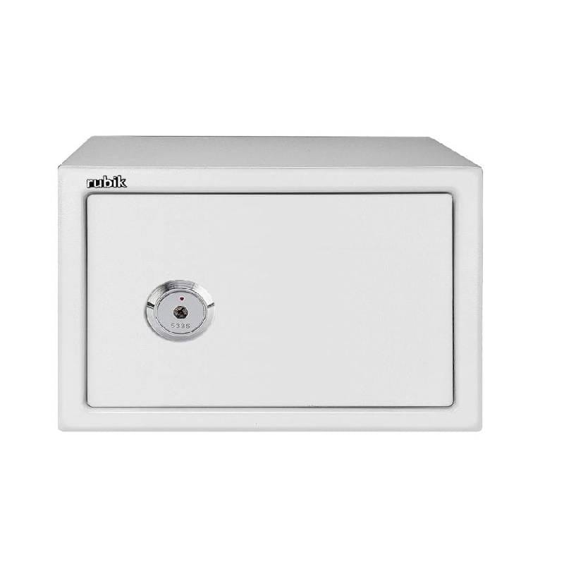 Rubik - Safe Box A4 Document Size with Key and Digital Keypad, Black ...