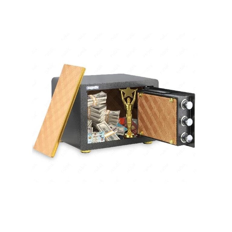 Rubik - Safe Box with Biomatric Fingerprint, Digital Keypad and Key ...