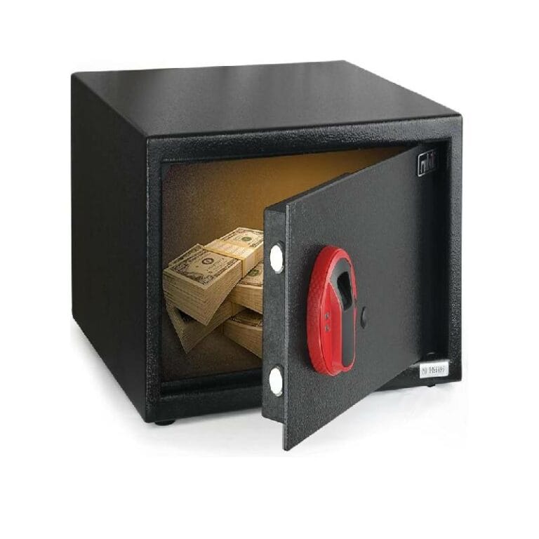 Rubik - Safe Box with Biometric Fingerprint Lock, Black - RBSY-152 ...