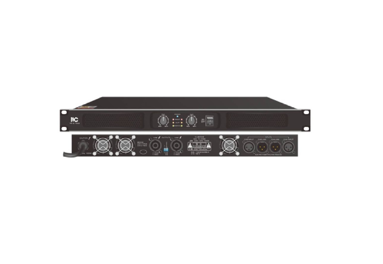 ITC - 2 Channel Professional Digital Power Amplifier - TC-21000 ...