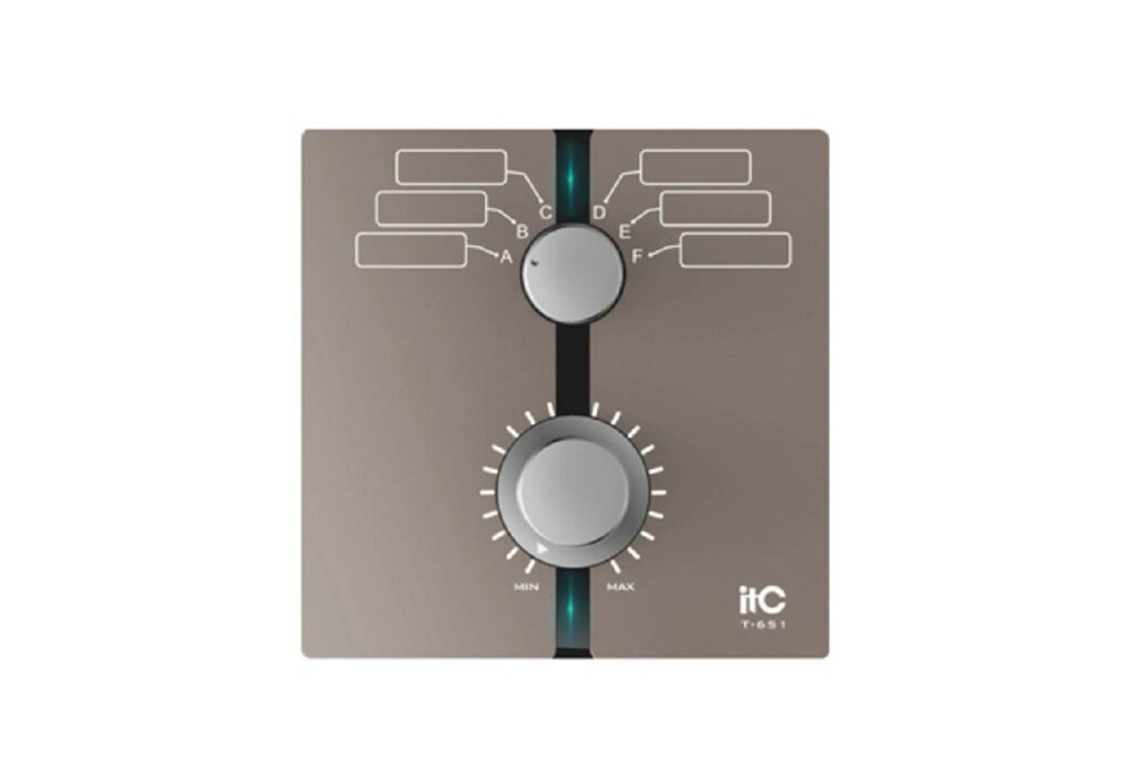 ITC - Remote Control Panel with Audio Source and Volume Control - T-651 ...