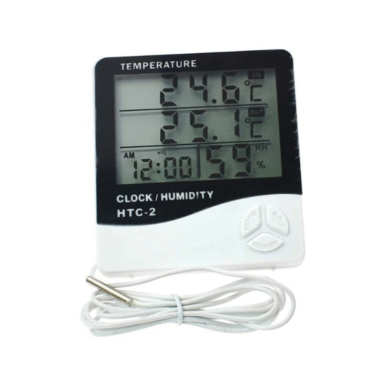 Digital LCD Thermometer Monitor - Security Supplies