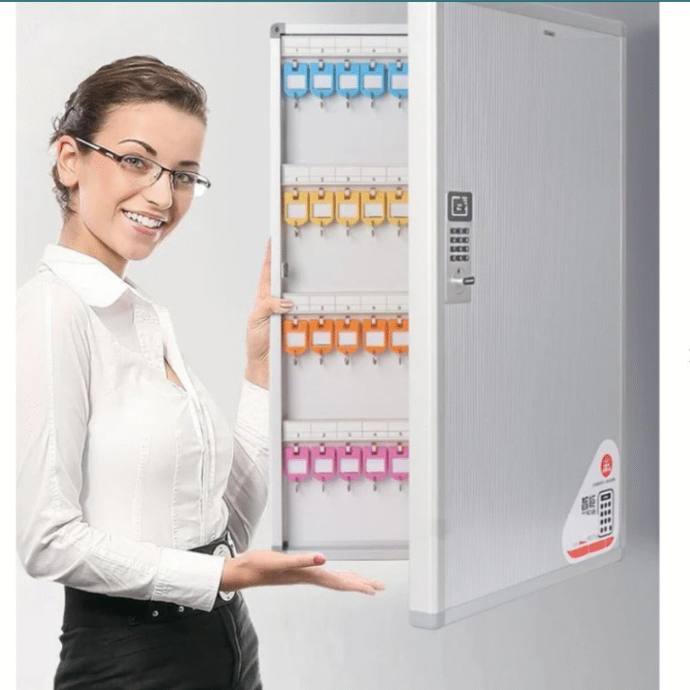 Glosen Digital 72 Key's Storage Cabinet, Key Safe Box with Electronic ...