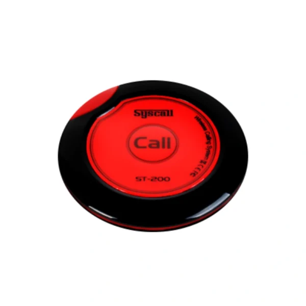ST-200 Slim Single Button Call Bell | Restaurant Service Bell