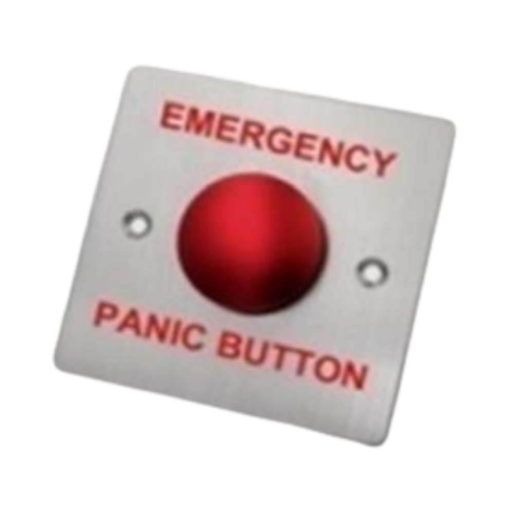 Elock - Mushroom Exit Button (Red) 22Mm With "Emergency Panic Button ...